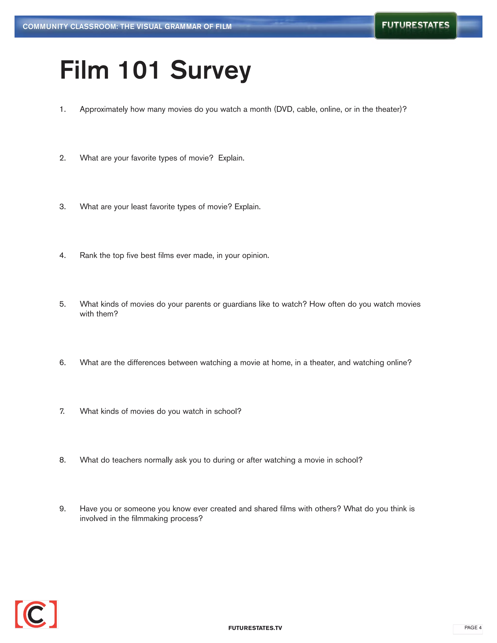 Visual grammar of_film_lesson_plan | PDF