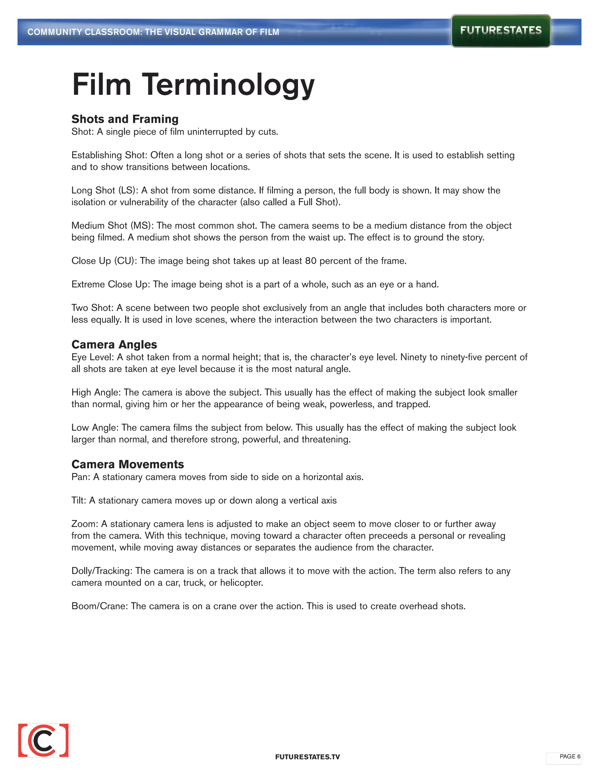 Visual grammar of_film_lesson_plan | PDF