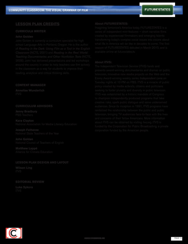 Visual grammar of_film_lesson_plan | PDF | Photography | Arts and Crafts