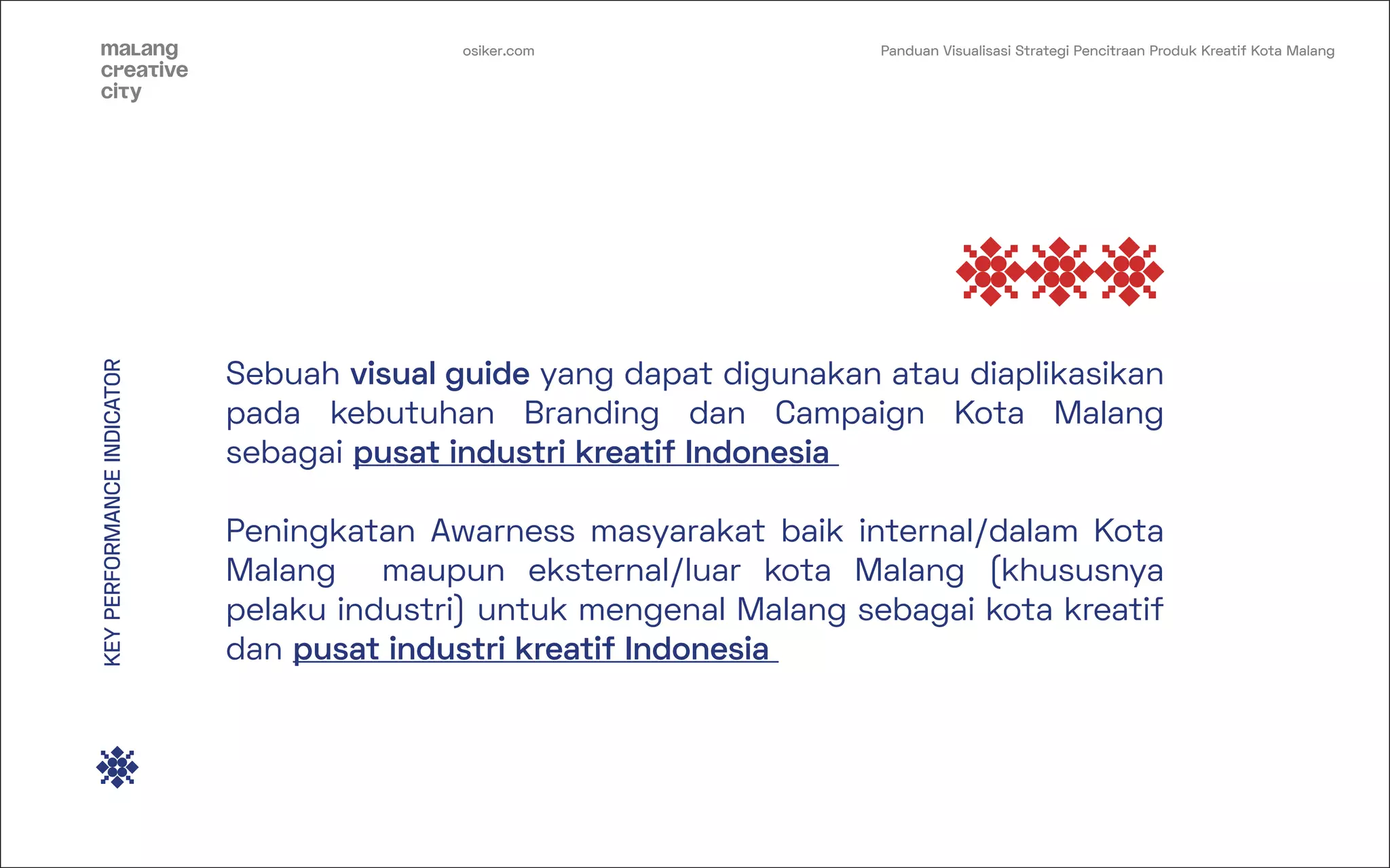 VISUAL GUIDELINE Pencitraan Malang Kota Kreatif | PPT