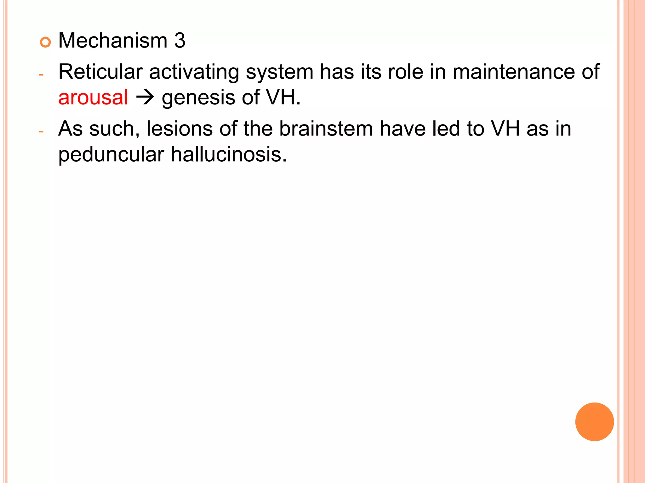 Visual hallucinations: Differential diagnosis & treatment | PPT