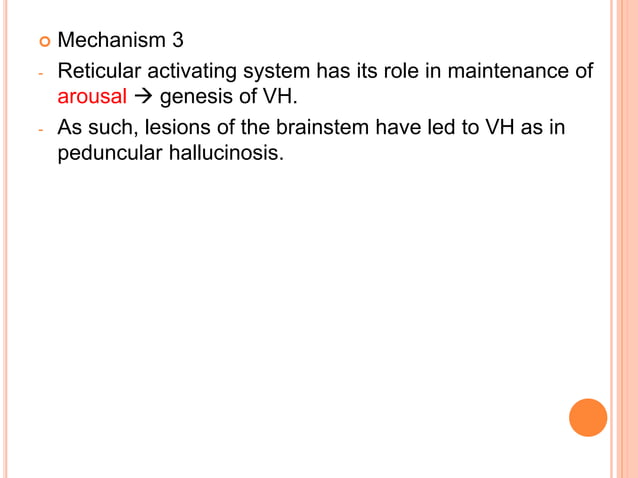 Visual hallucinations: Differential diagnosis & treatment | PPT