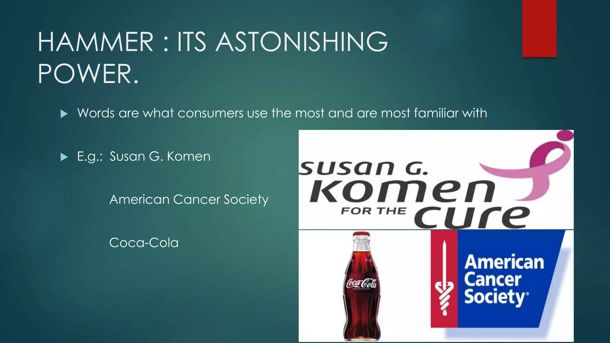 Visual hammer - Nail your Brand | PPTX