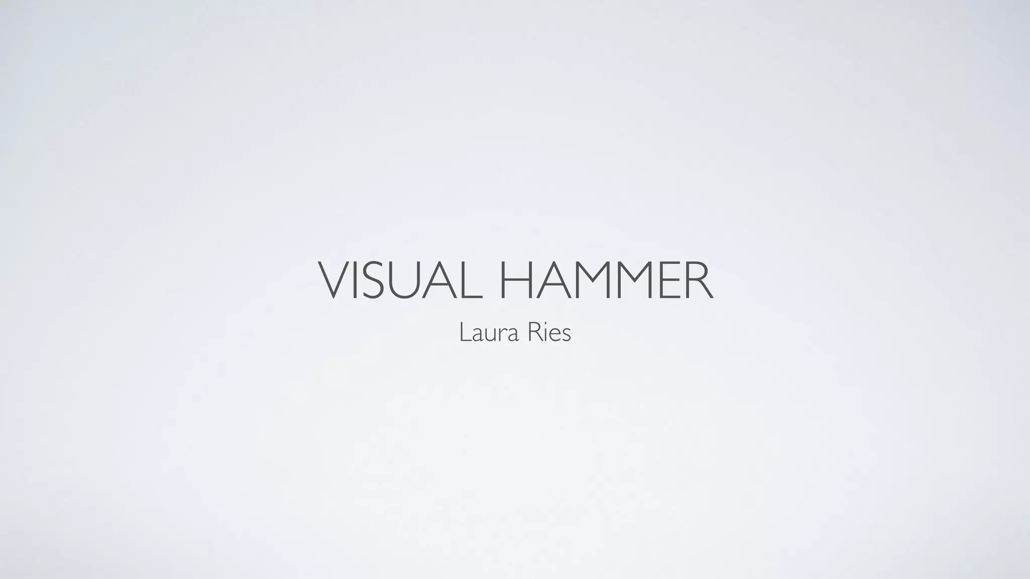 Visual hammer | PDF