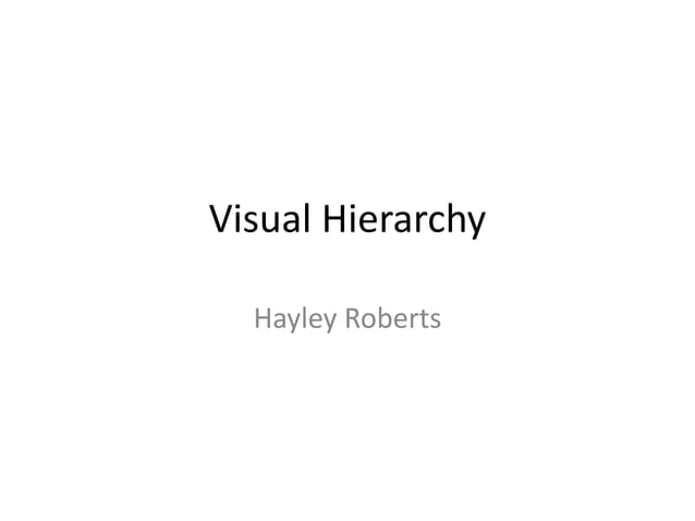 Visual Hierarchy | PPTX