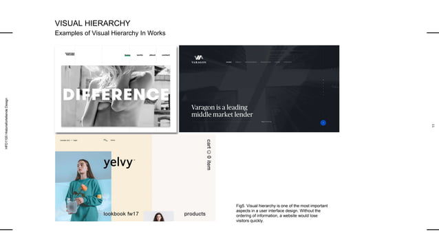 Visual hierarchy | PPTX | Desktop Publishing | Computer Software and Applications