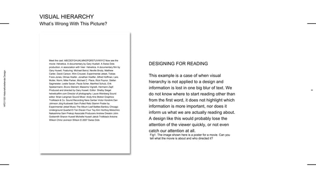 Visual hierarchy | PPTX | Desktop Publishing | Computer Software and Applications