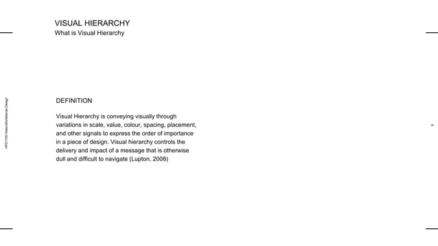 Visual hierarchy | PPTX | Desktop Publishing | Computer Software and Applications