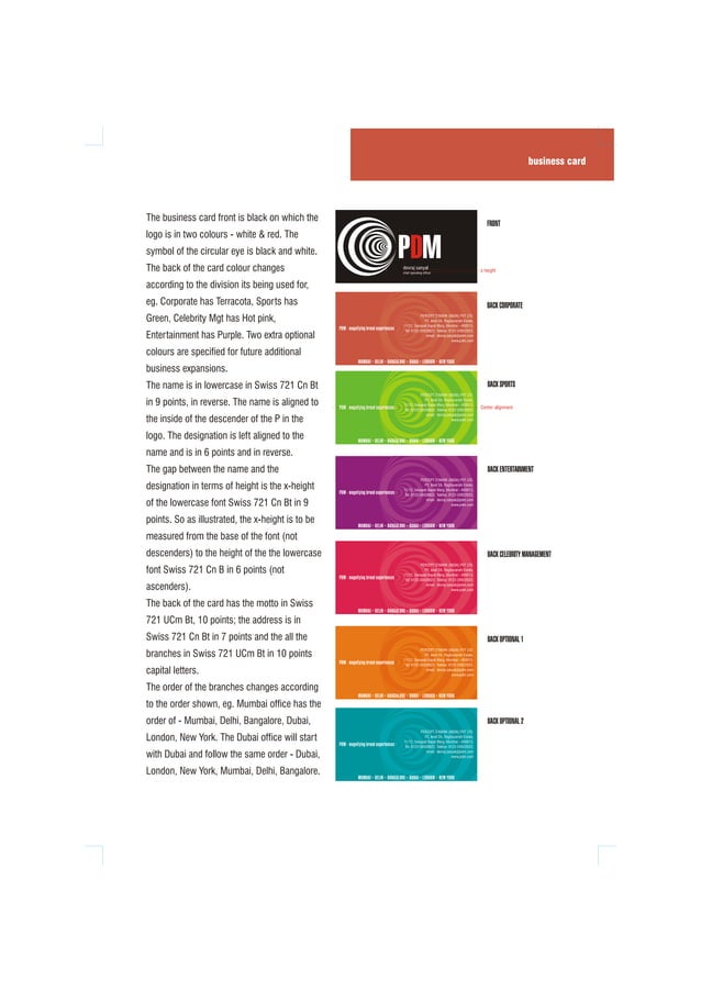 Visual ID Kit Brand Book PDM | PDF