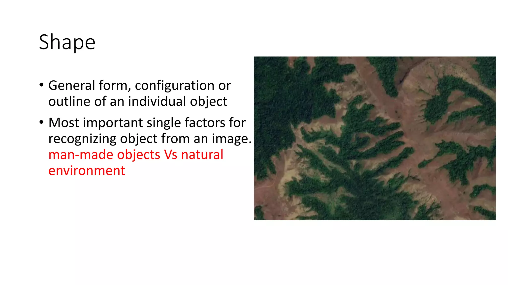 Visual Image Interpretation in Remote Sensing | PPTX