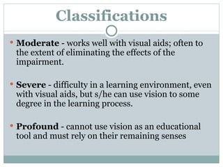 Visual impairment | PPT