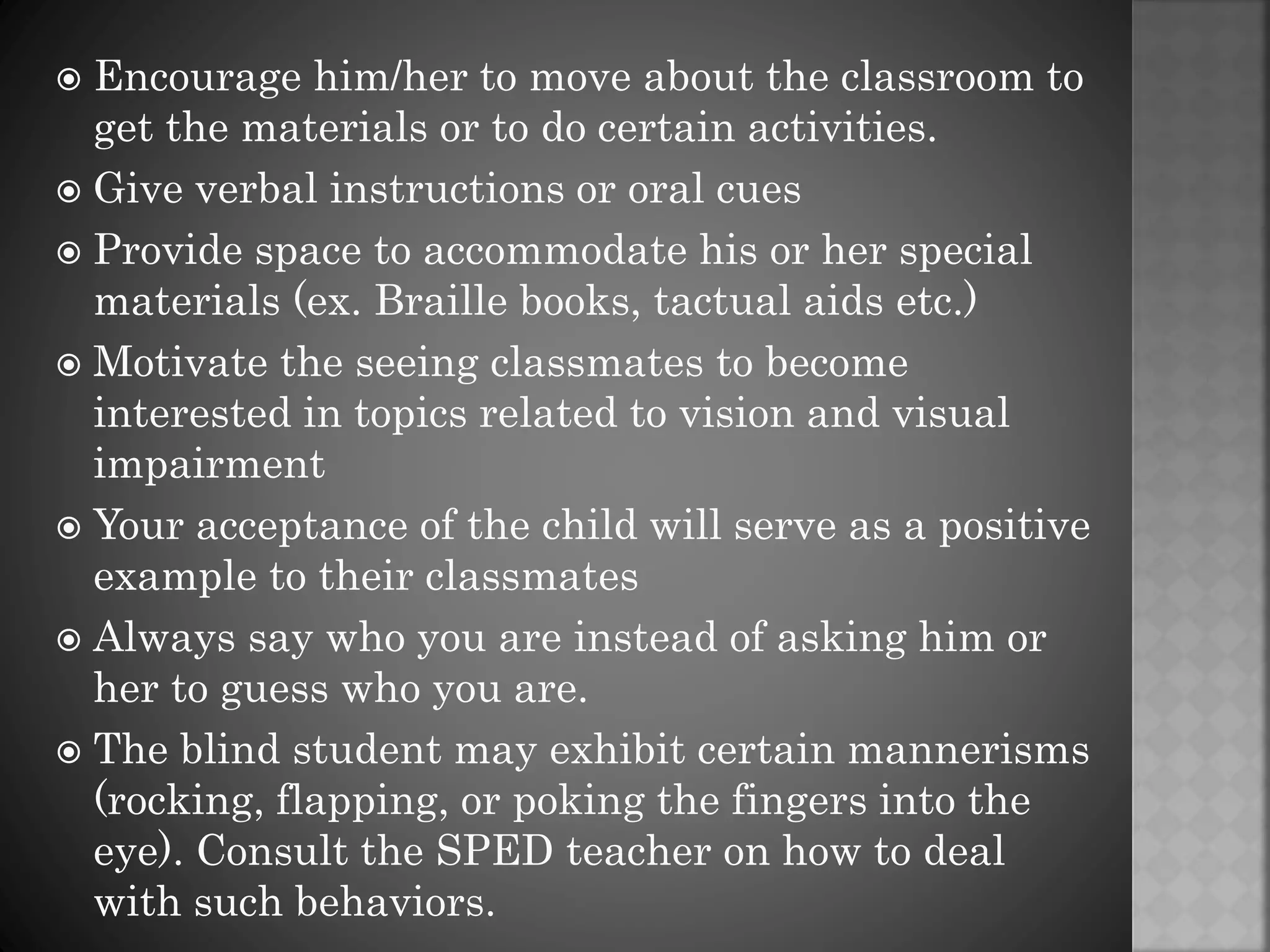 Visual impairment | PPTX