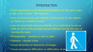 Visual impairment | PPTX