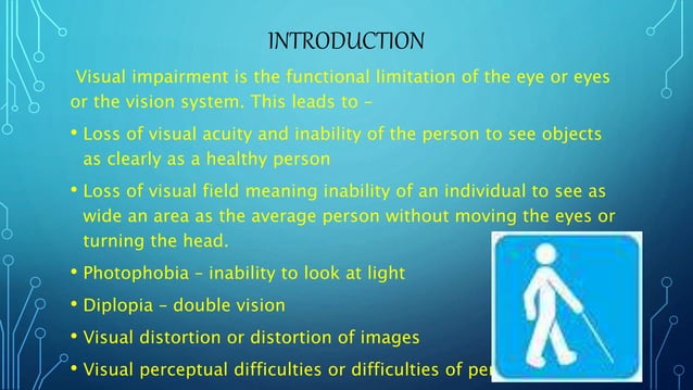 Visual impairment | PPTX