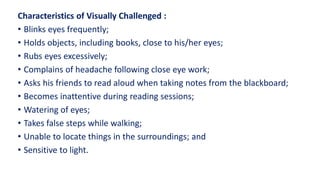 Visual impairment | PPTX