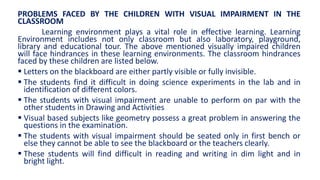 Visual impairment | PPTX