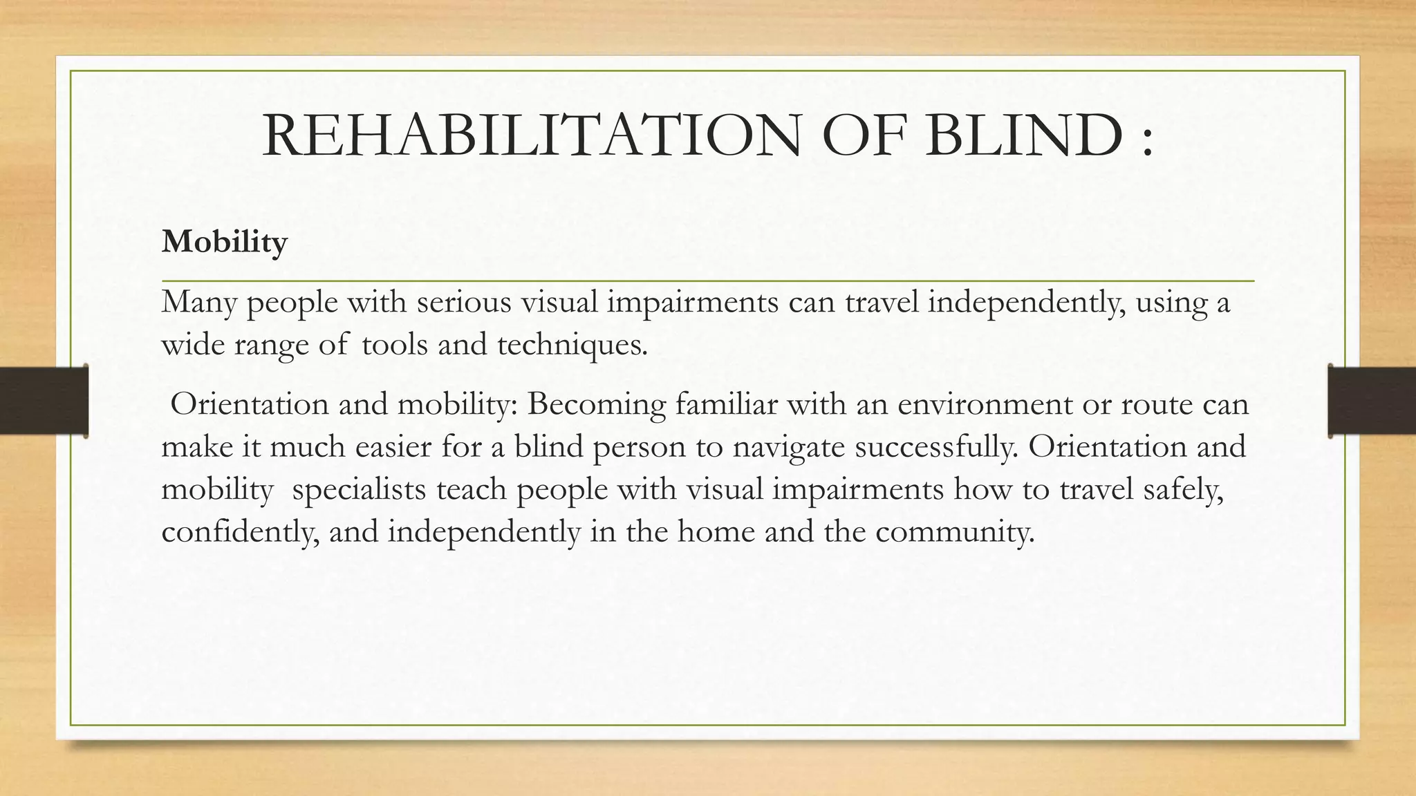 visual impairment .pptx