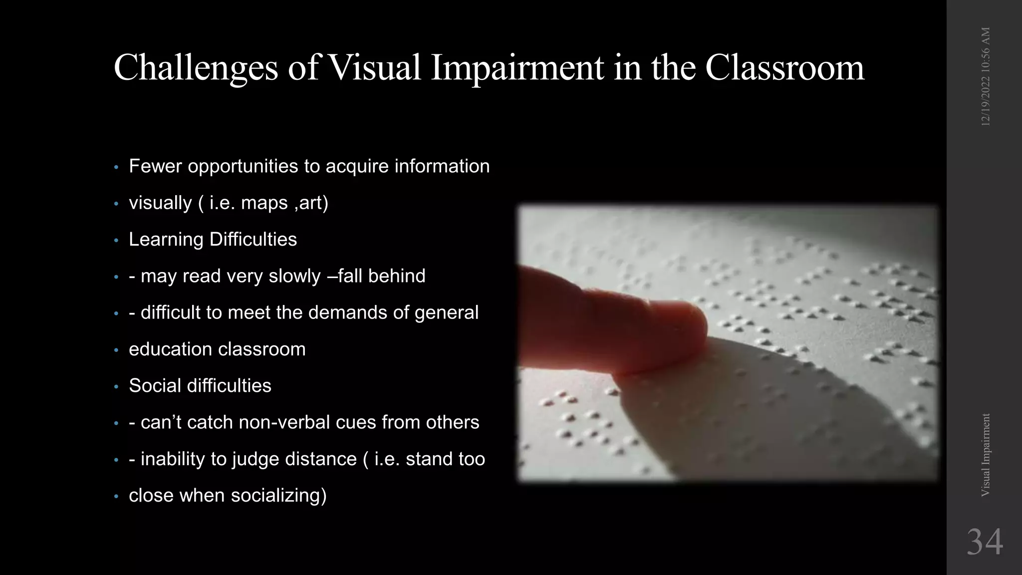 Visual Impairment | PPTX