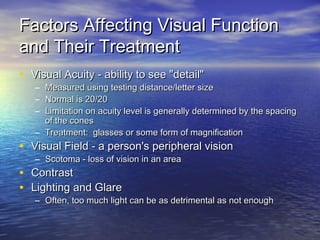 Visual impairment 2 | PPT