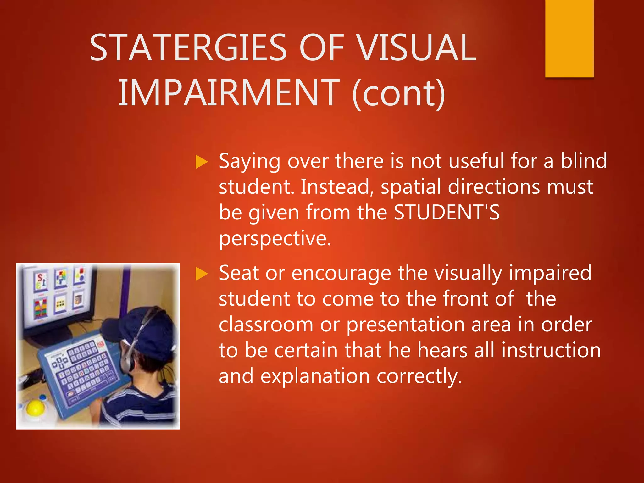 Visual impairment presentation 1 | PPTX