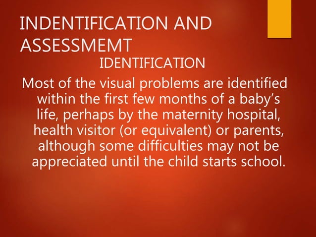 Visual impairment presentation 1 | PPTX | Eye and Vision Conditions ...