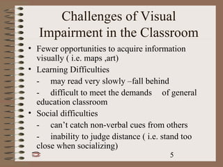 Visual impairments | PPT