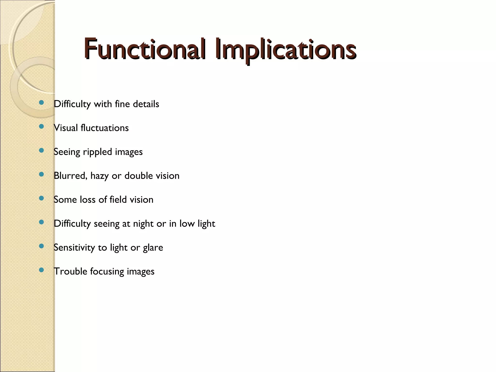 Visual Implication in Diabetes Mellitus | PPT