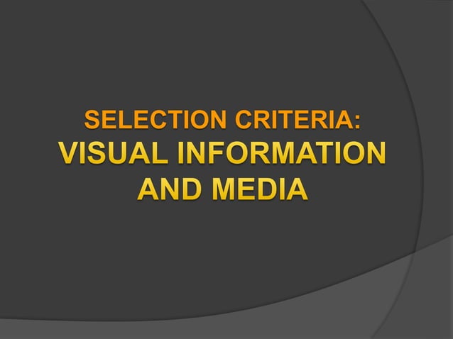 Visual Information and Media | PPTX | 3-D Graphics | Computer Software ...