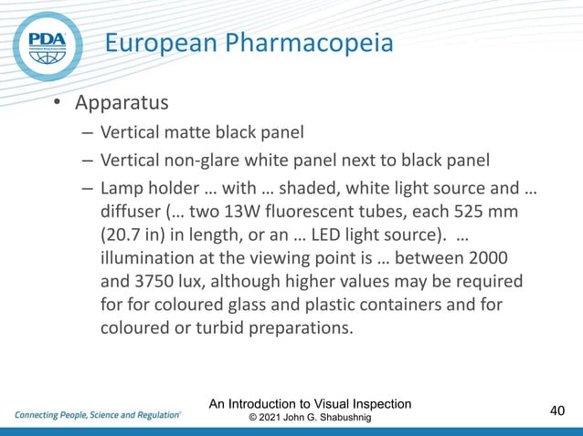 Visual inspection of parenteral dosage forms | PDF | Recalls | Consumer ...