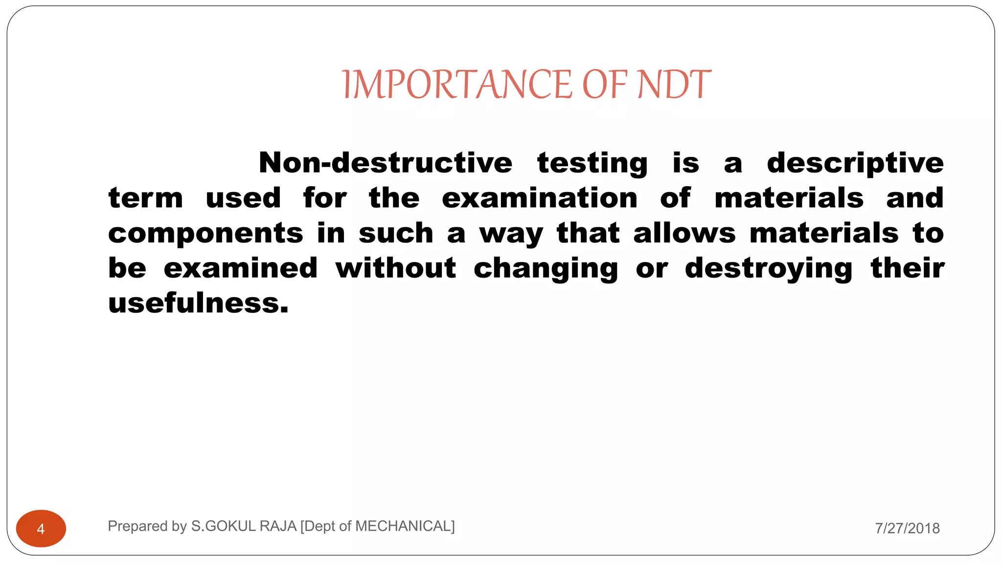 Visual inspection and optical aids for visual inspection application | PPTX