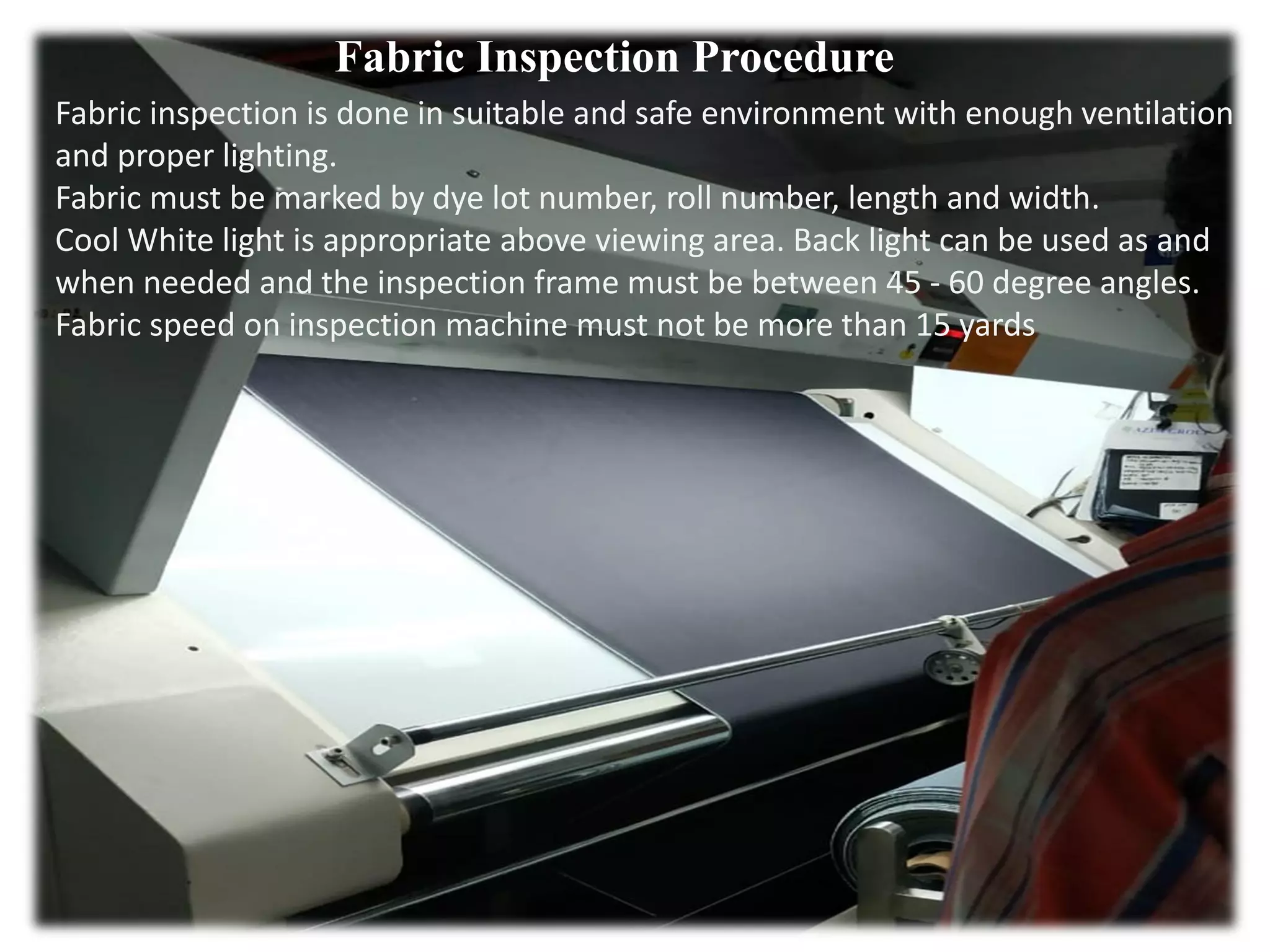Visual inspection for fabric quality control | PDF