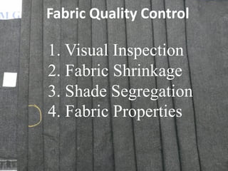 Visual inspection for fabric quality control | PDF