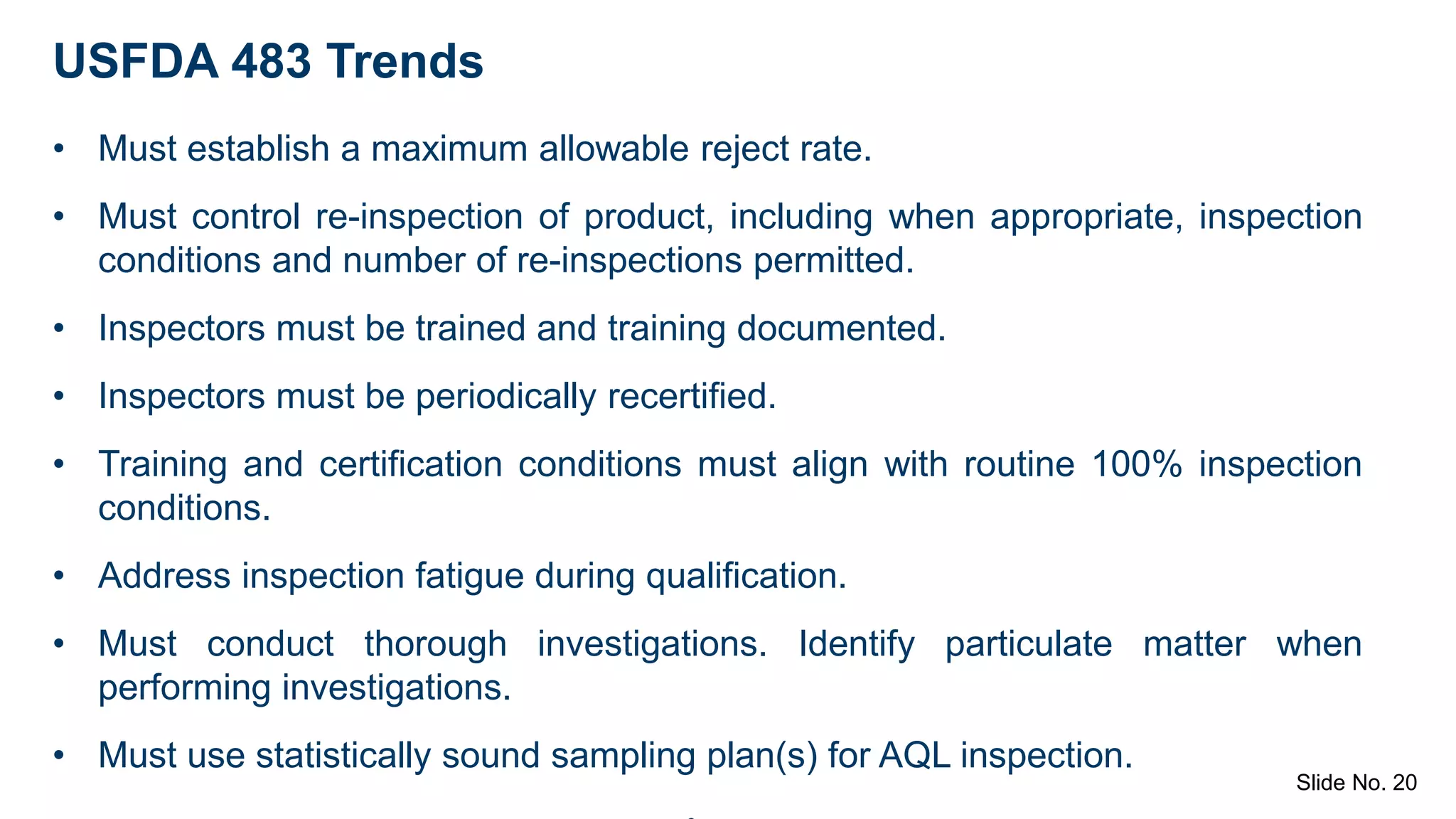 Visual inspection of parenteral products | PPTX