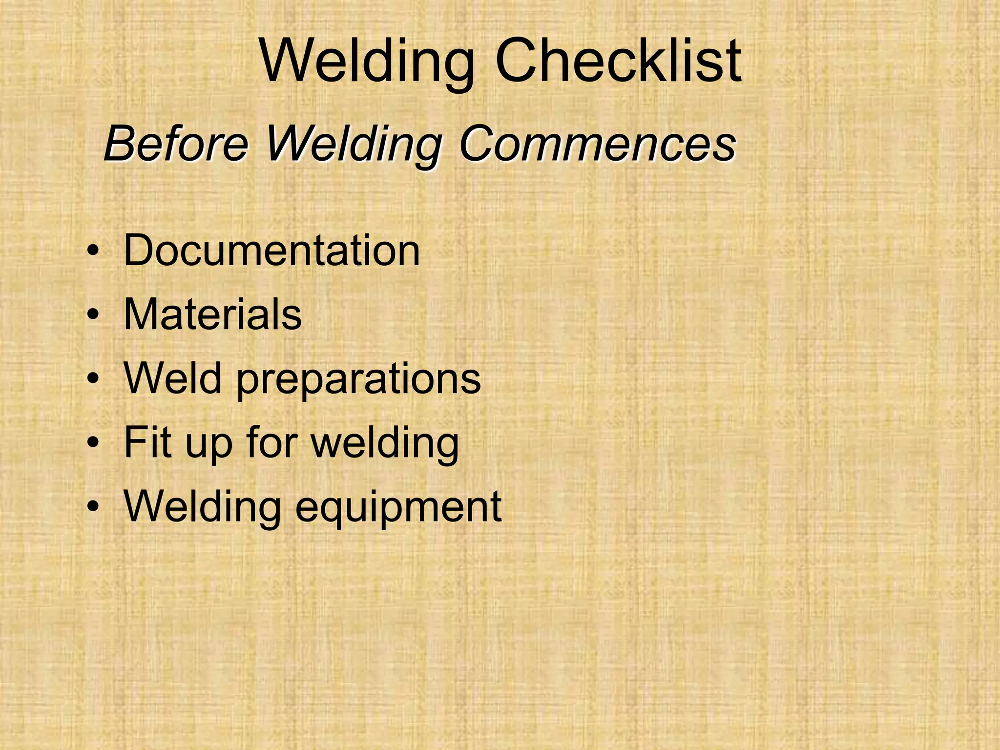 Visual Inspection of Welding Process | PDF