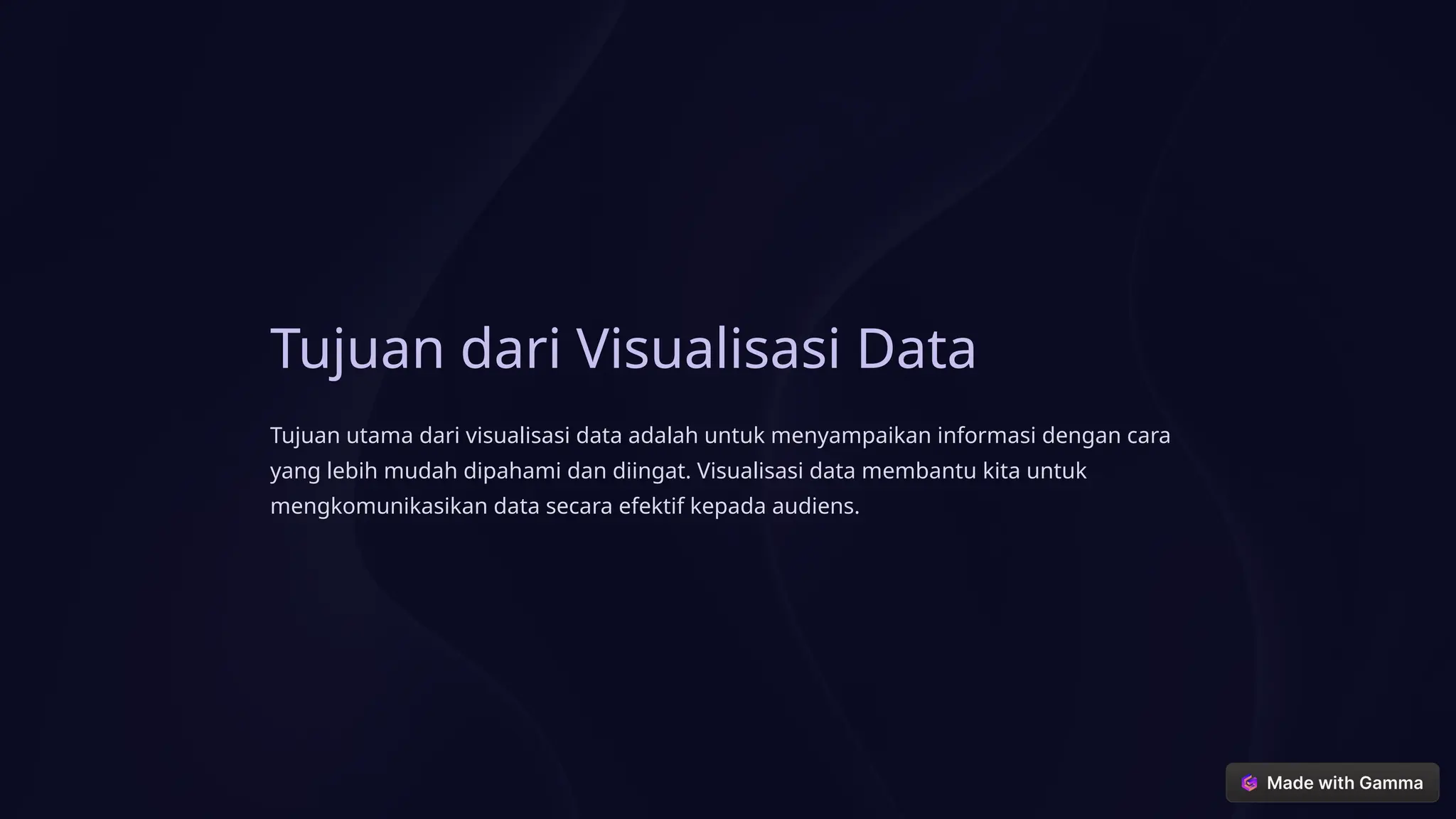 VISUALISASI-DATA VISUALISASI-DATAVISUALISASI-DATA | PPT