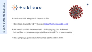 Visualisasi data interaktif dengan tableau | PDF