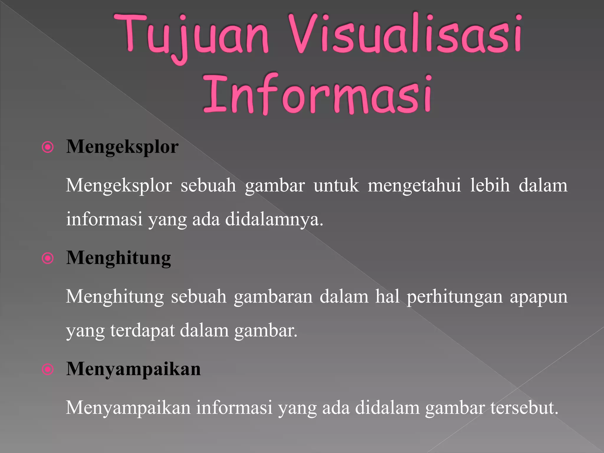 Visualisasi informasi | PPTX