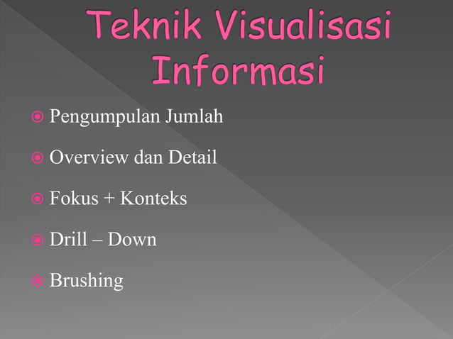 Visualisasi informasi | PPTX