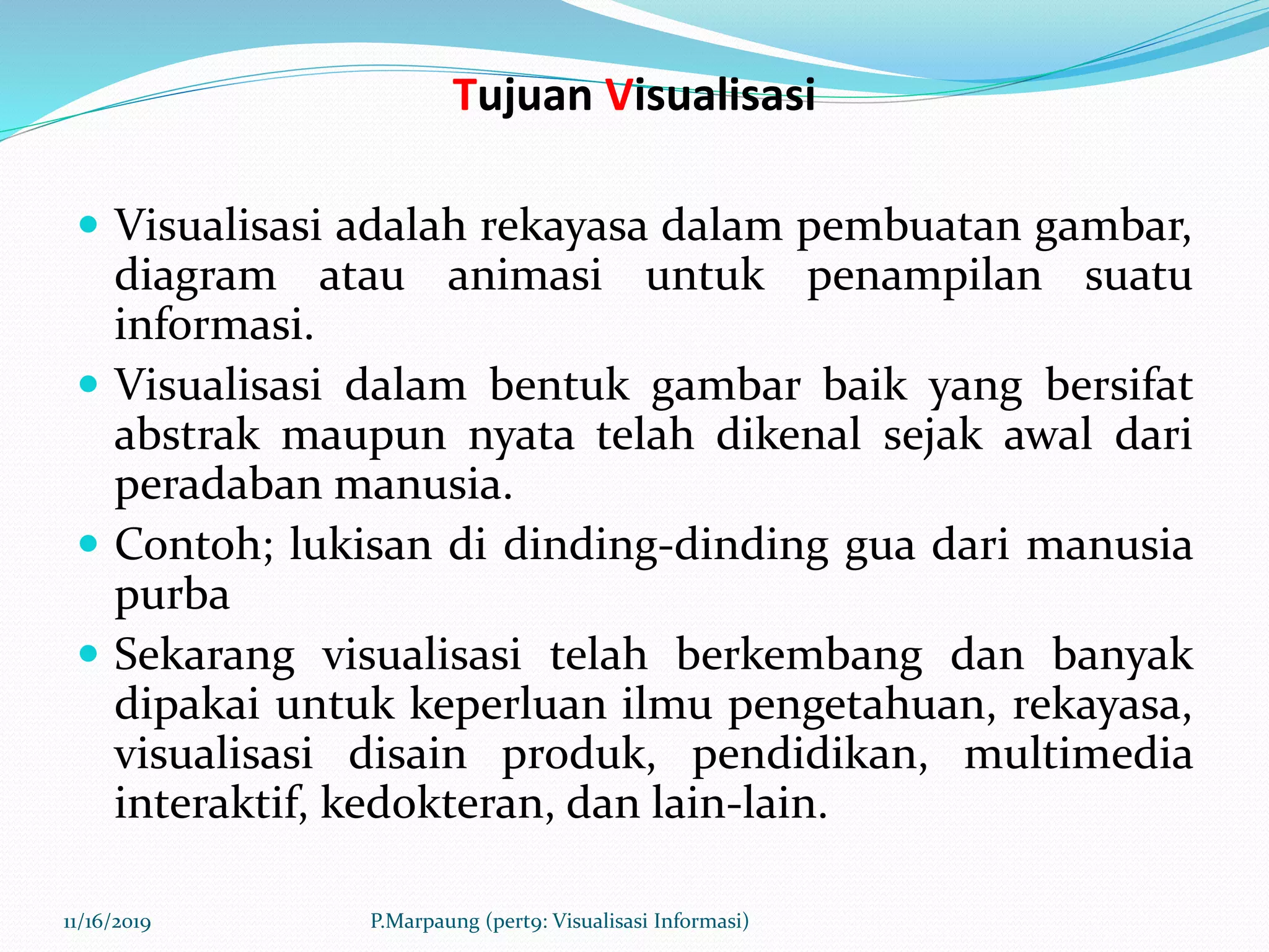 Visualisasi informasi _Interaksi Manusia & Komputer | PPTX