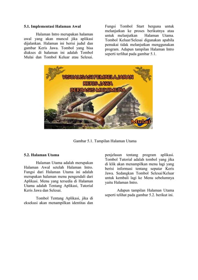 Visualisasi pembelajaran keris jawa | PDF