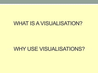 Visualisation Diagrams | PPTX