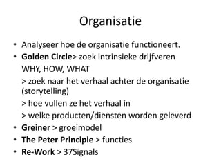 Visualiseren en operationaliseren m&m | PPTX