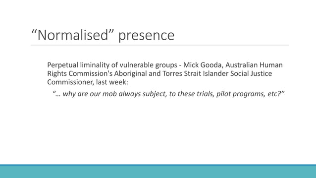 Visualising absent groups in healthcare | PPT
