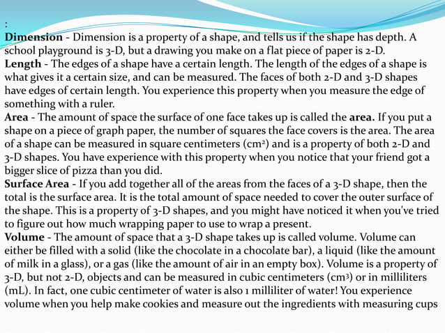Visualising solid shapes | PPTX | 3-D Graphics | Computer Software and Applications