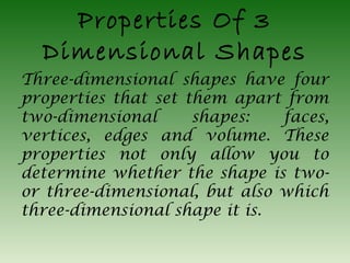 Visualising solid shapes | PPT