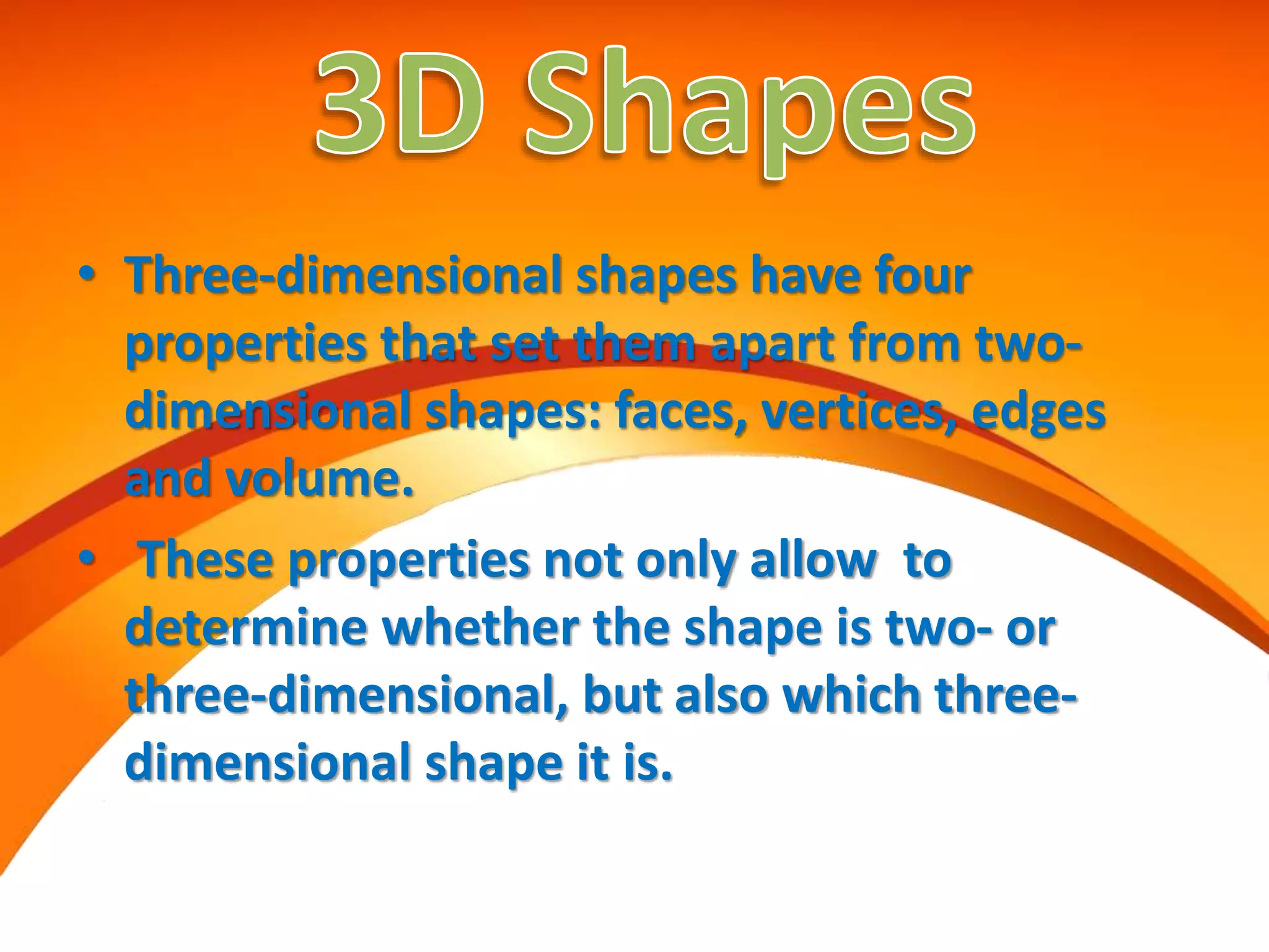 Visualising solid shapes | PPTX | 3-D Graphics | Computer Software and Applications