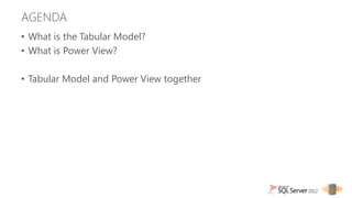 Visualising the tabular model for power view upload | PPT