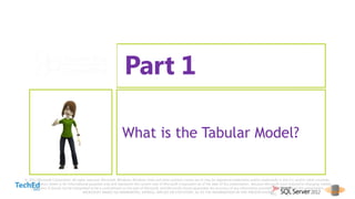 Visualising the tabular model for power view upload | PPT