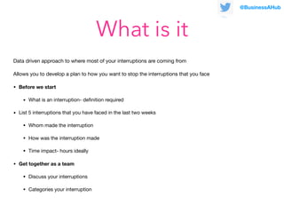 Visualising your workflow | PPT