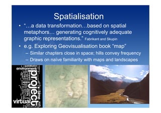 Visualizacao de dados geoespacial por professor toni moore | PPT